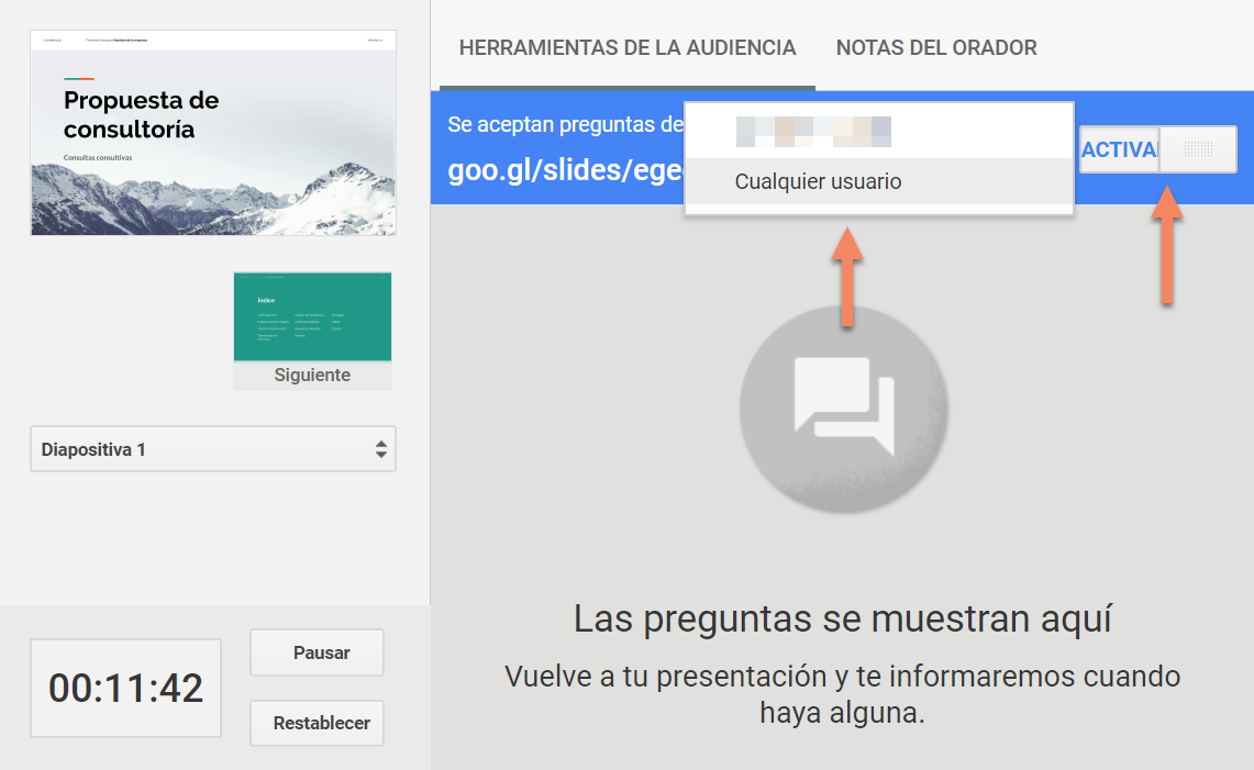 Hacer una presentación interactiva con Google Slides y la vista de ...