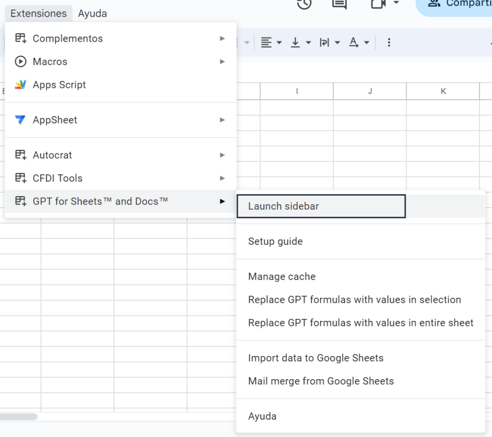 Cómo usar ChatGPT (inteligencia artificial) dentro de Google Sheets - Tesel