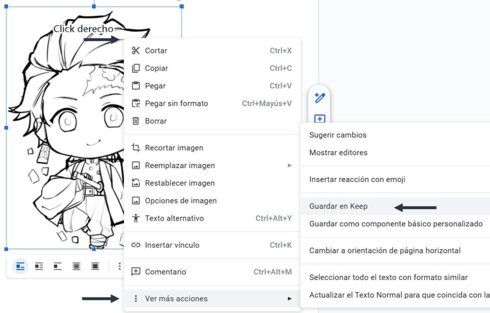 Cómo guardar imágenes de documentos de Google Docs a la computadora - Tesel